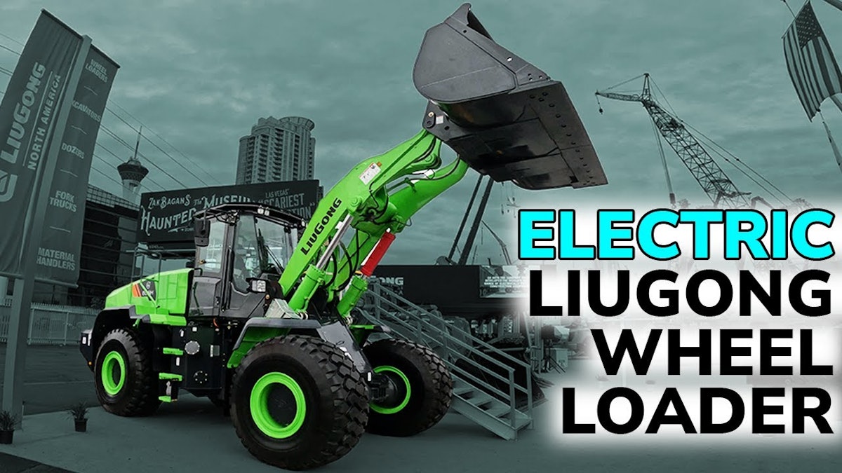 LiuGong unveils 856H-E Max battery electric wheel loader (video) | Equipment World