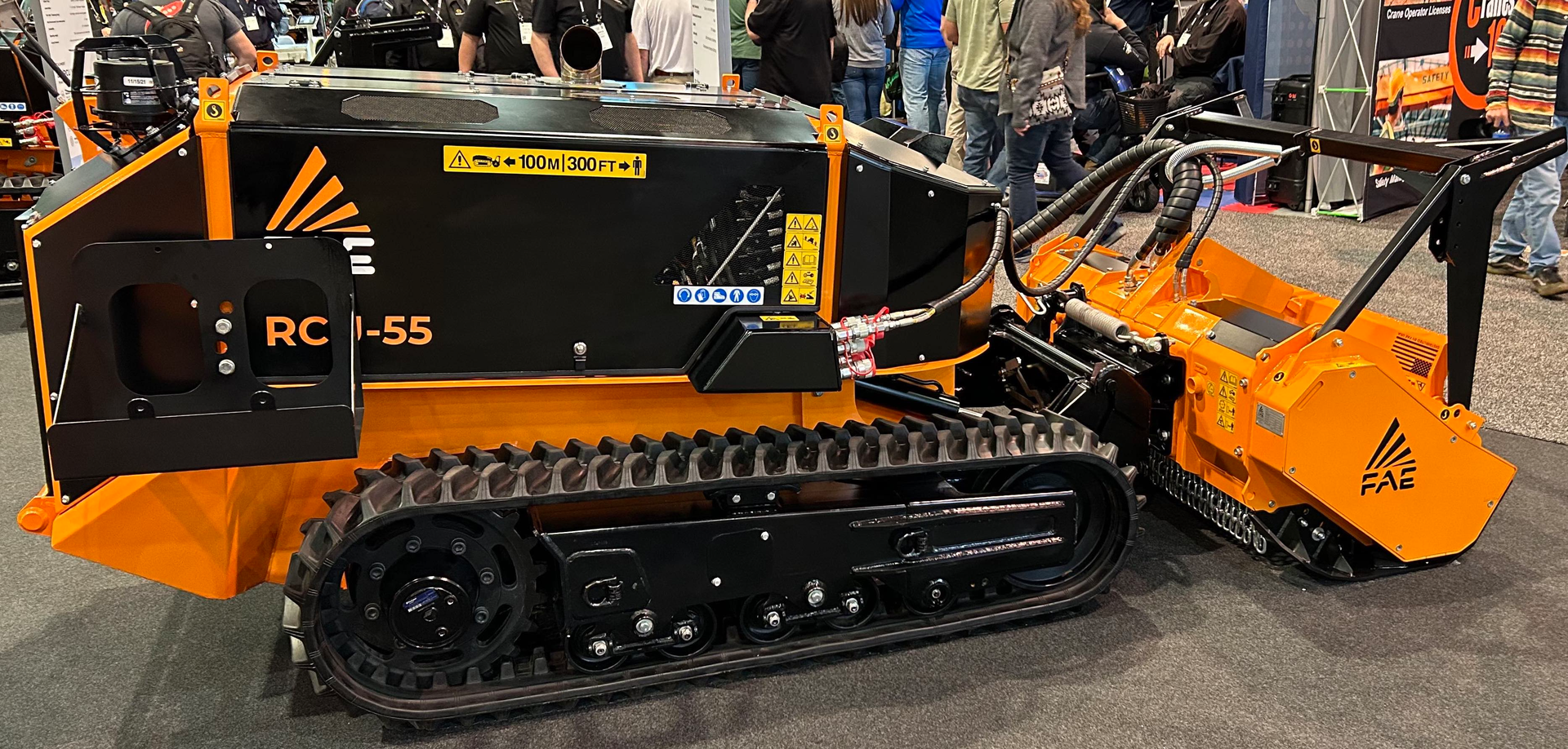 FAE launches remote-control RCU-55 tracked mulching machine | Equipment ...