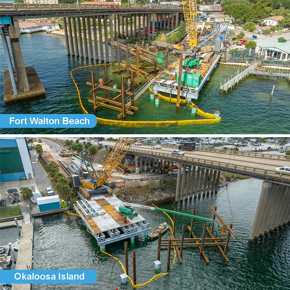 Work begins on unique Brooks Bridge project in Florida | Equipment World
