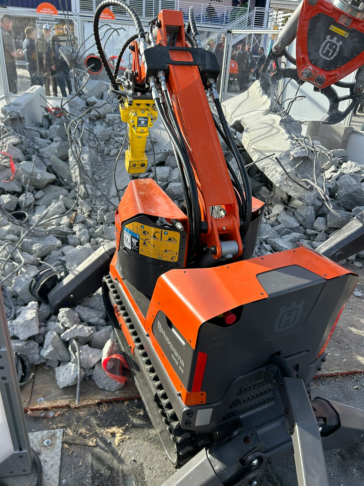 Husqvarna's new DXR 95 demolition robot is its smallest yet | Equipment ...