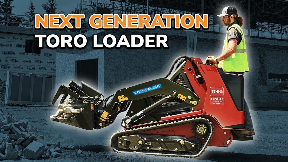 Video: Toro Completely Redesigns Dingo TX 1000 Turbo | Equipment World