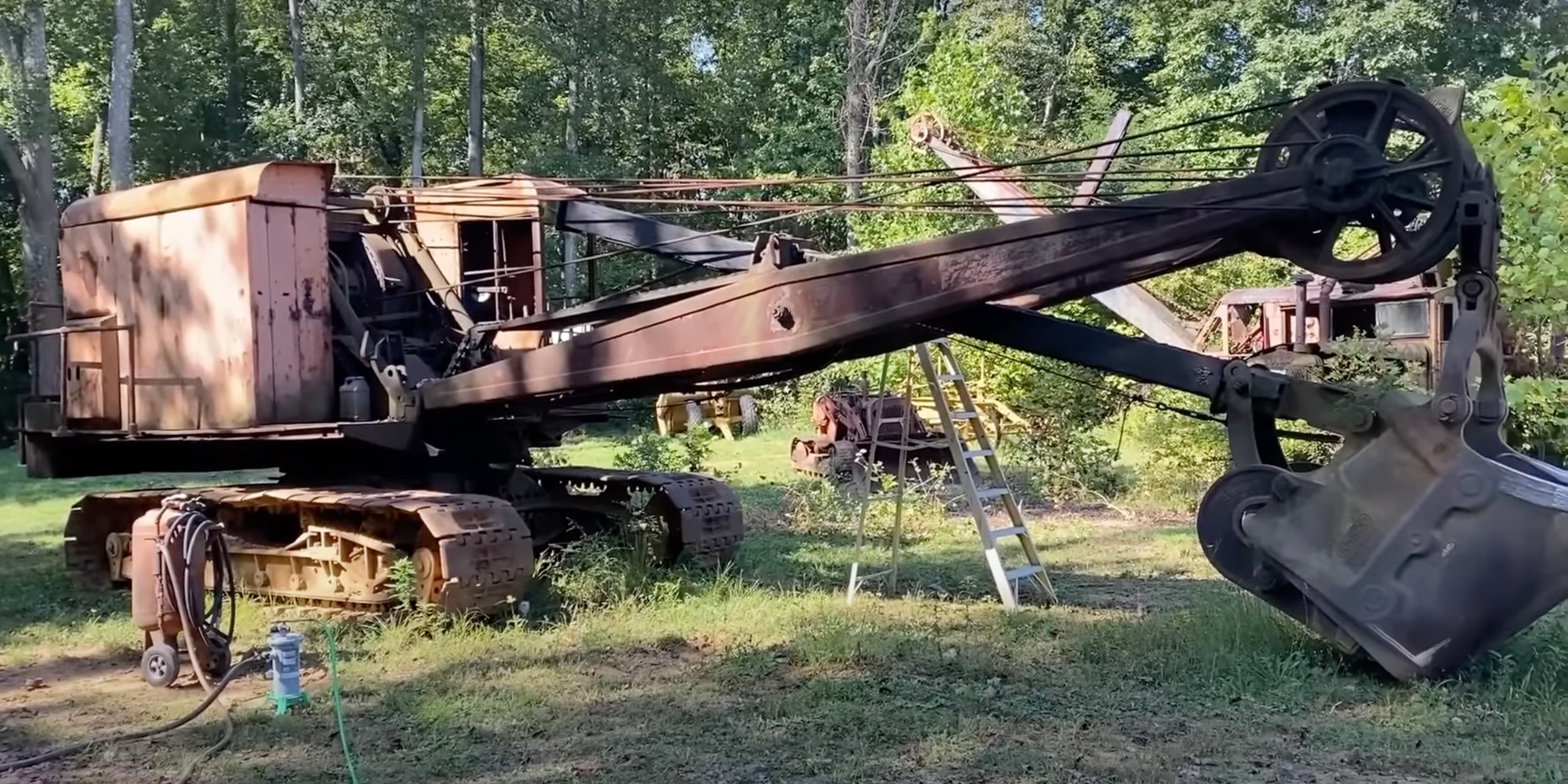 Scrappy collector rescues vintage construction equipment on YouTube ...