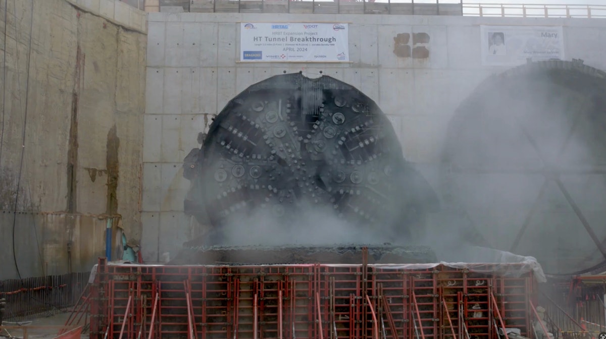 Video: Tunnel machine Mary finishes first Va. bored road tunnel ...