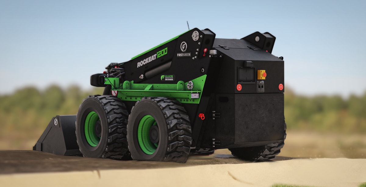 Firstgreen launches Rockeat remote-control, electric skid steers ...
