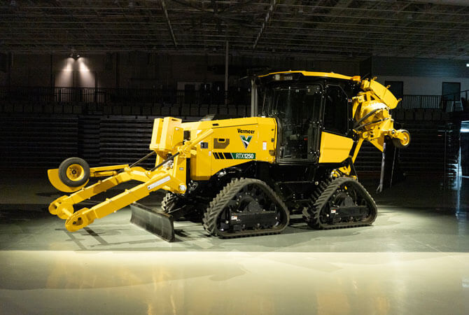 Vermeer’s new RTX1250 ride-on trencher tractor | Equipment World