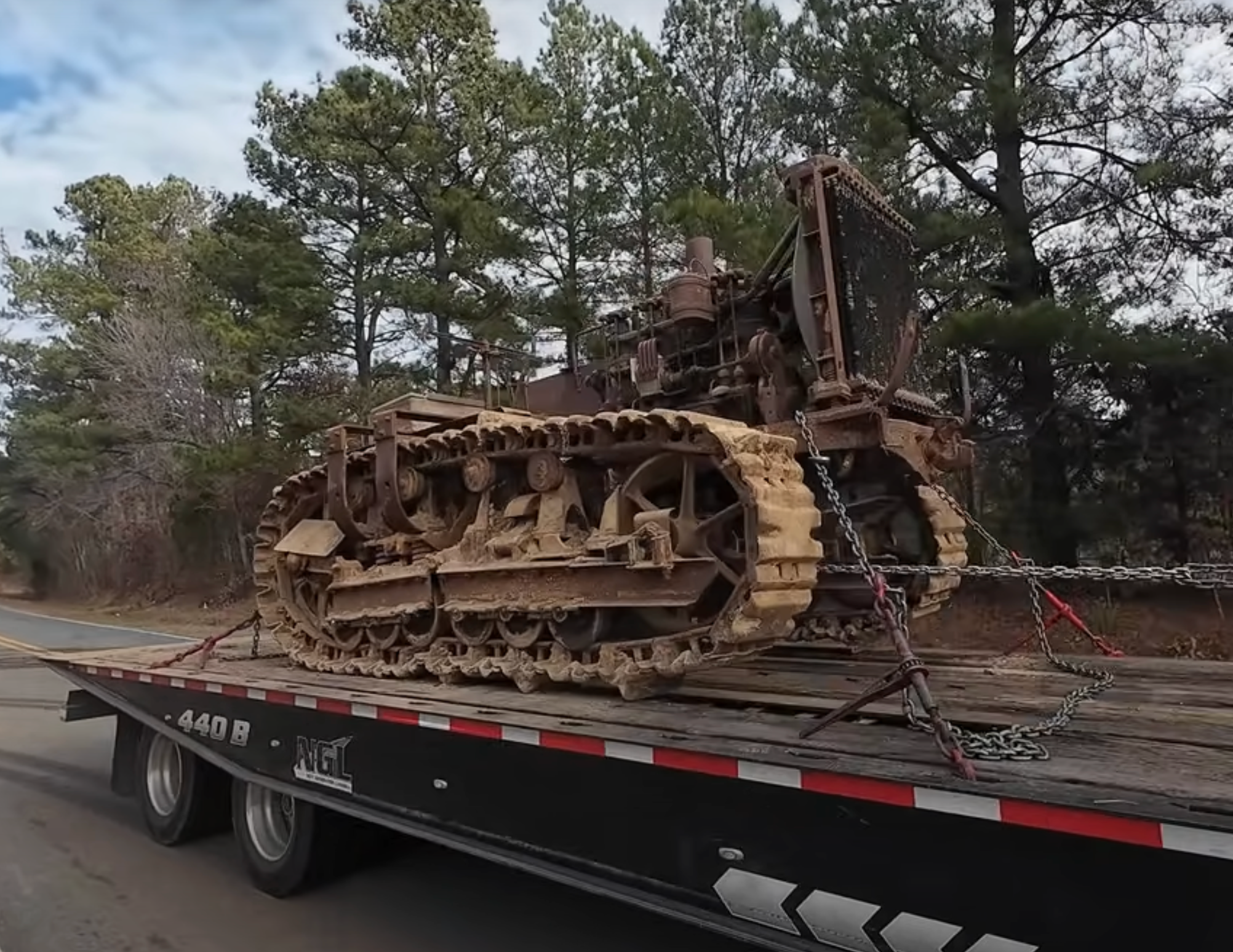 Rescue of 1918 Holt WWI tractor documented in YouTube video | Equipment ...