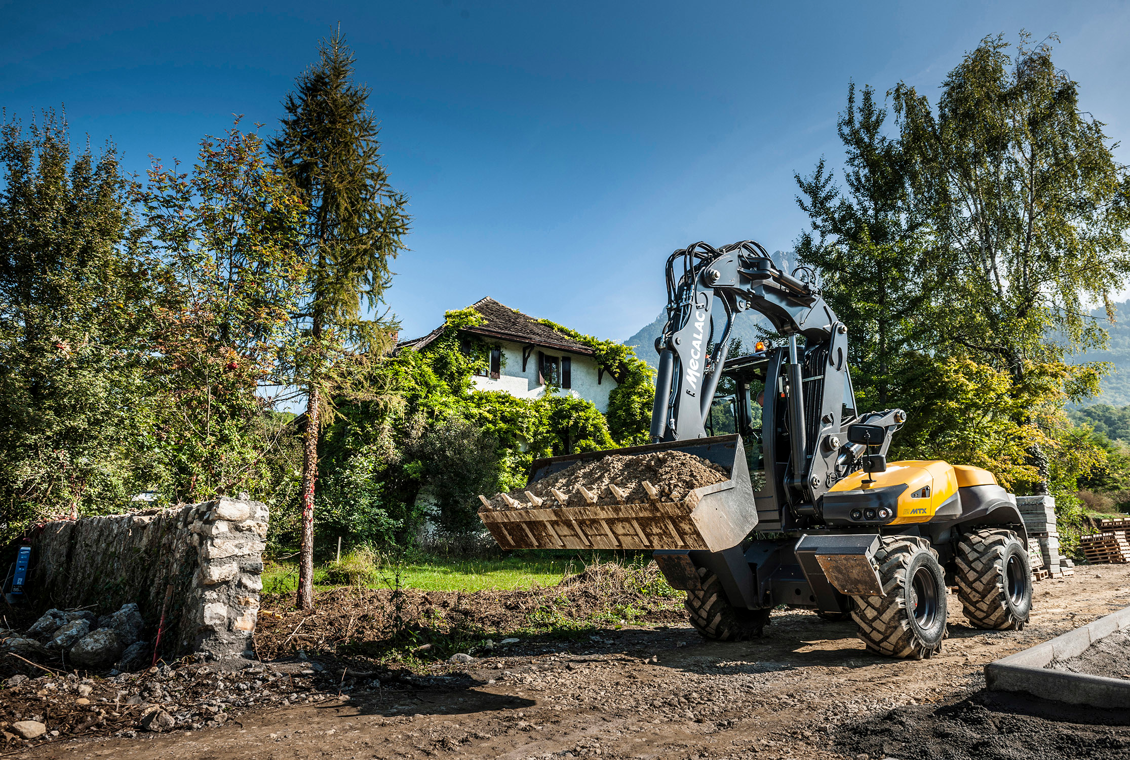 Mecalac Rolls Out 12MTX Combination Wheeled Excavator-Loader ...