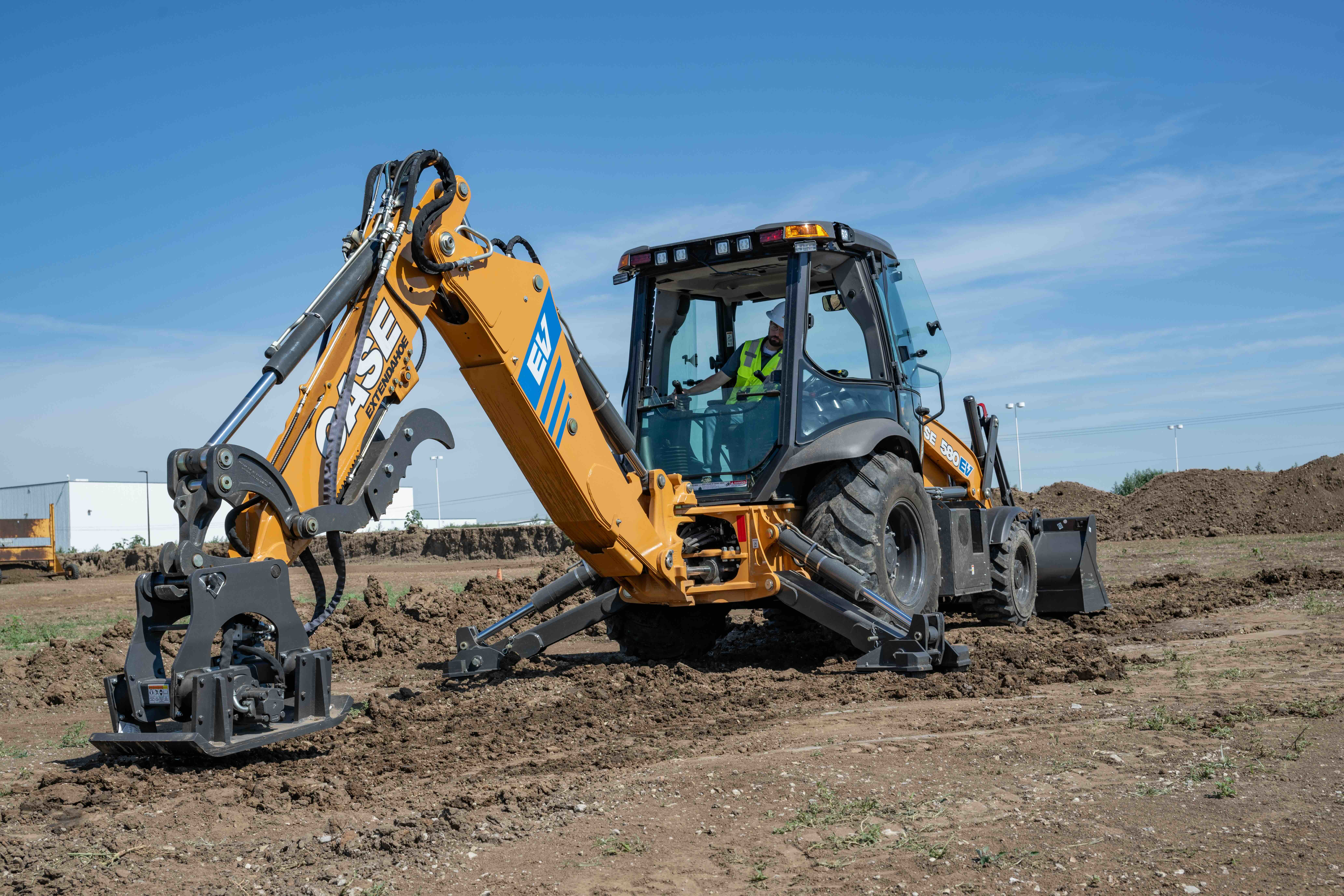 Case Releases World’s First Commercial Electric Backhoe | Equipment World