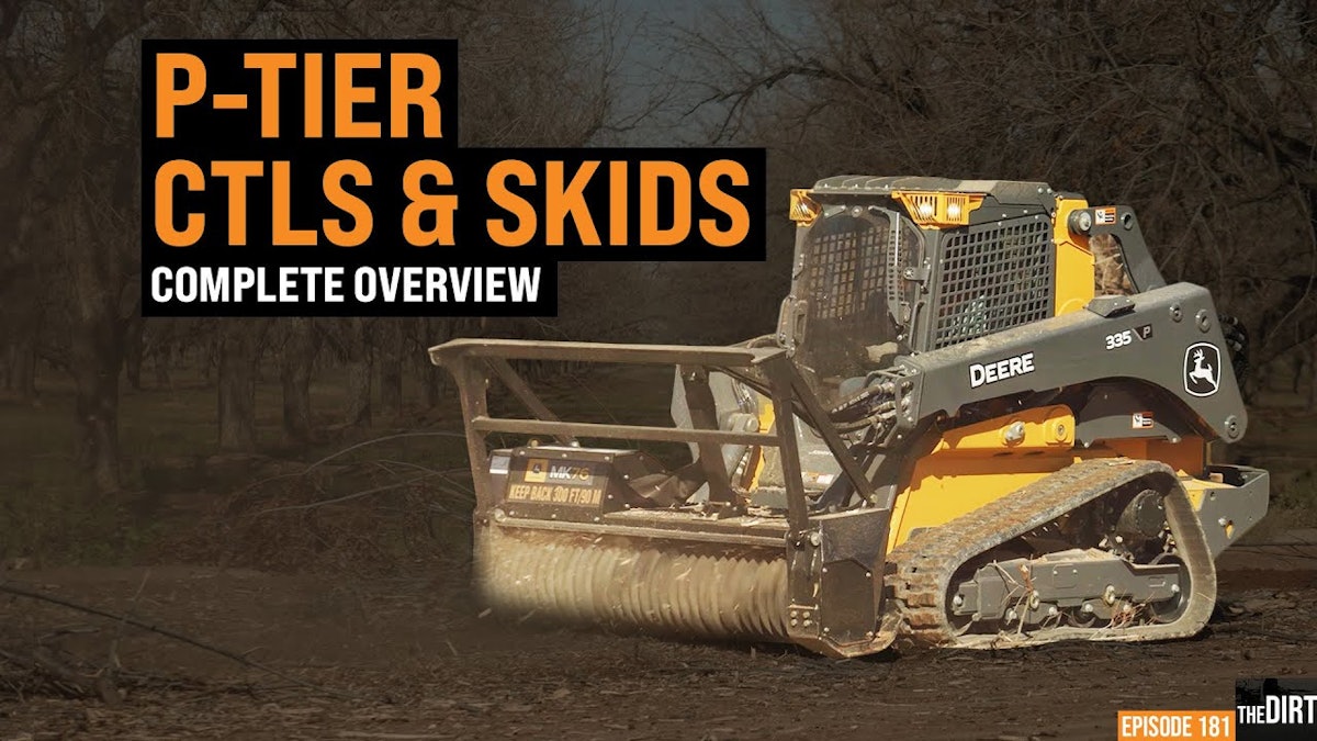 Video: Deere Reveals its 5 New P-Tier Skid Steers & CTLs | Equipment World