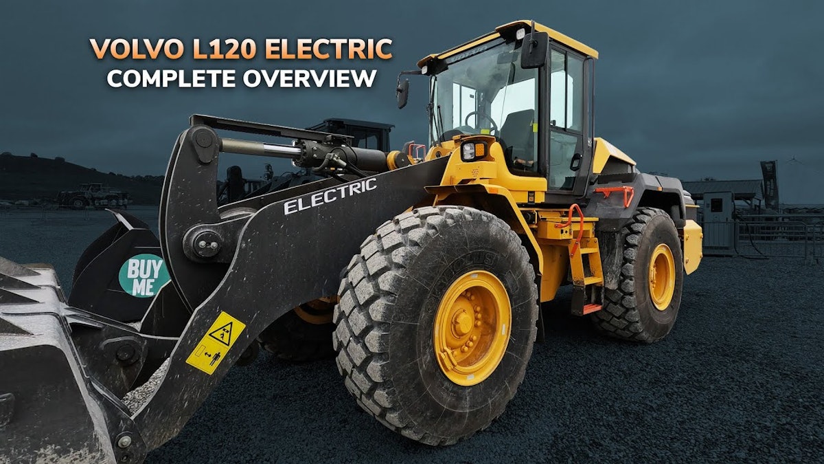 Video: Volvo's L120 Electric Wheel Loader | Equipment World