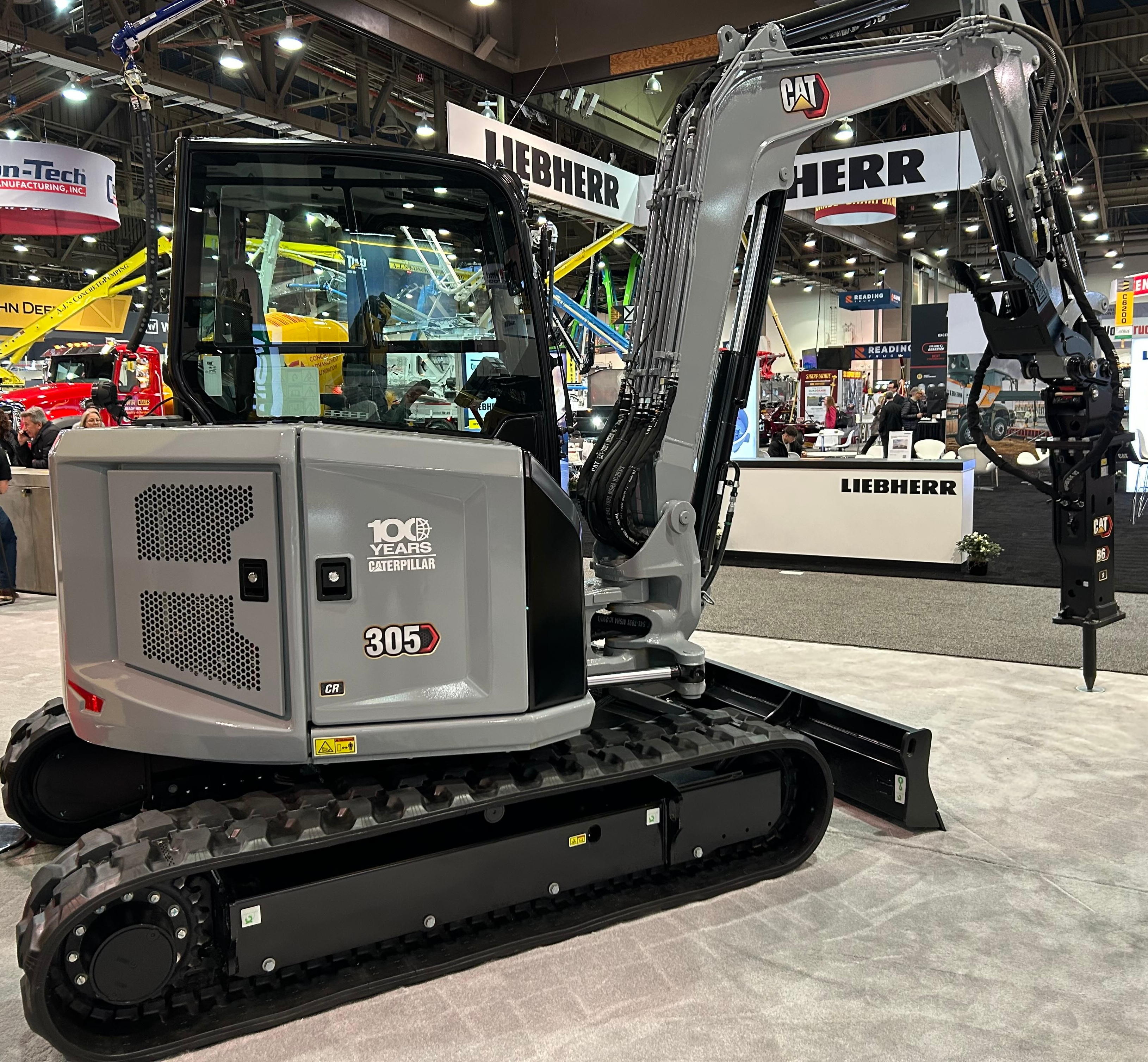 Cat reveals Limited-Edition “Centennial Grey” dozers, excavator ...