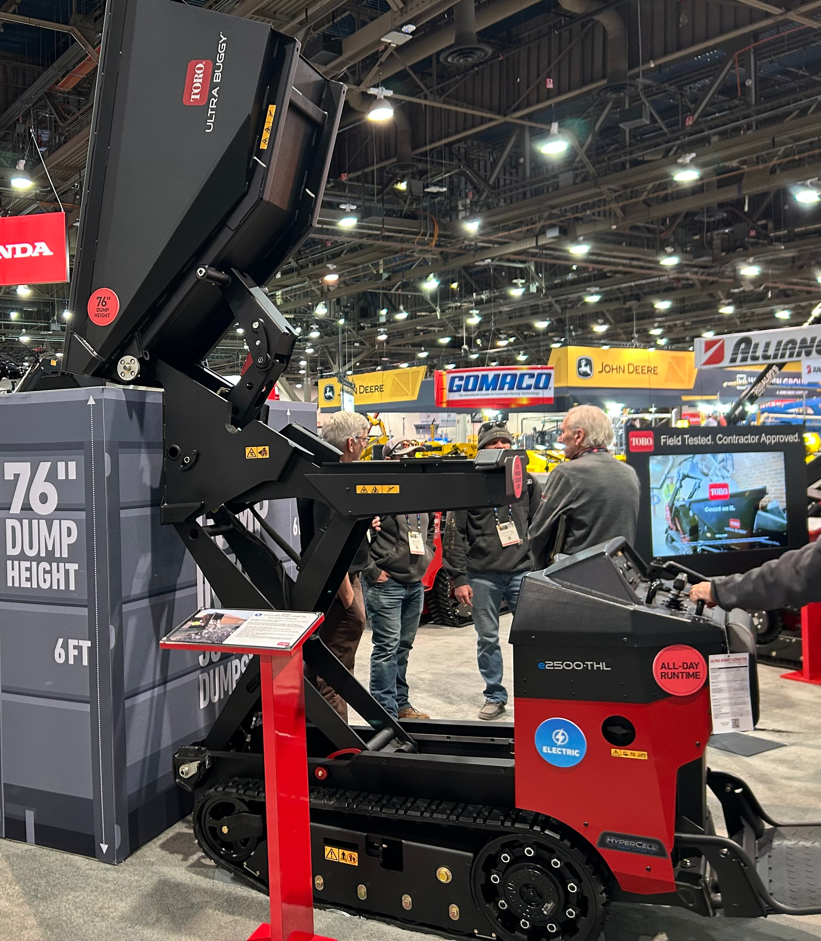 Toro unveils tracked, electric Ultra Buggies for dumping | Equipment World