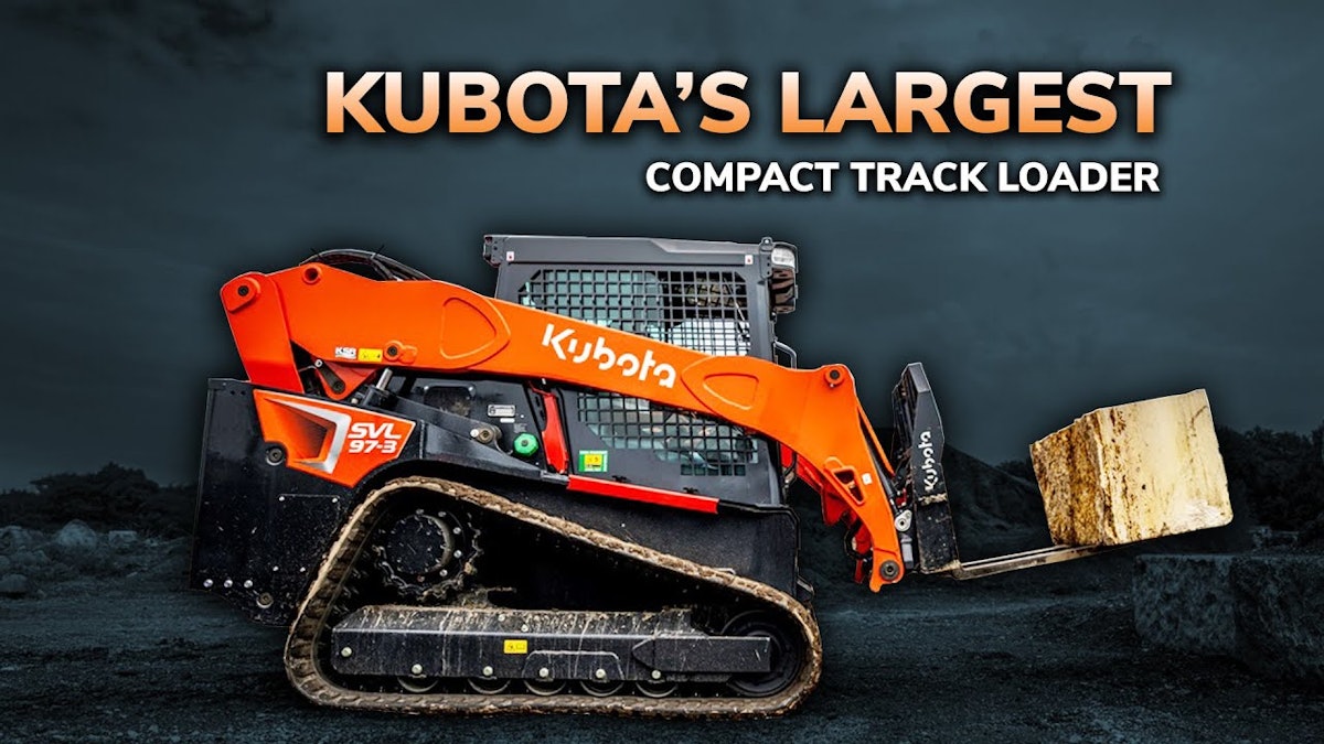 Video: A Closer Look at Kubota’s New, Largest CTL, the SVL97-3 ...