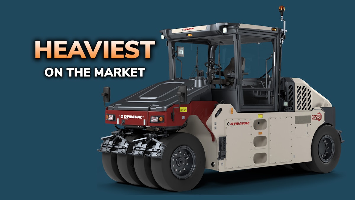 A closer look at Dynapac's new CP28 tire roller | Equipment World