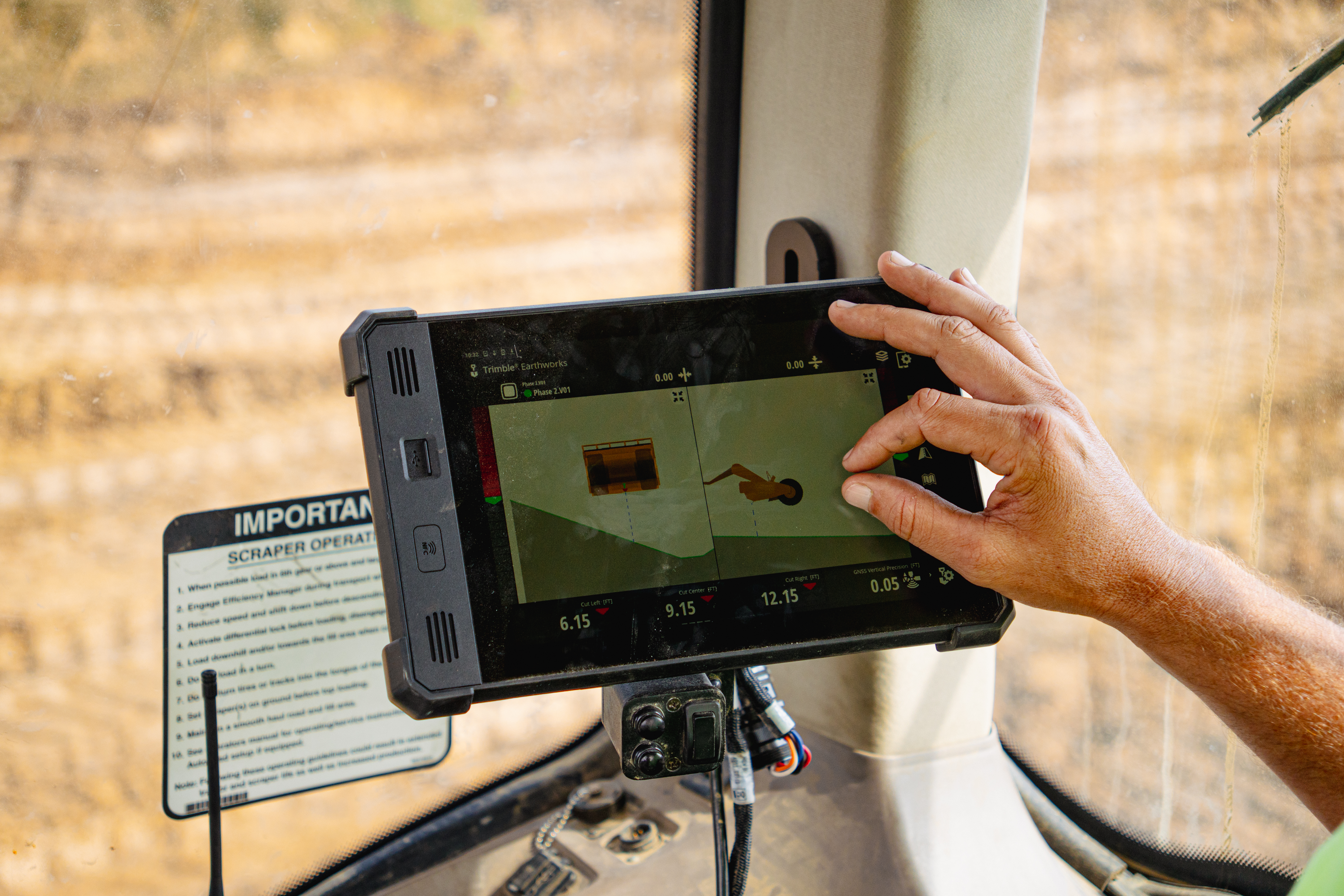 Trimble adds Earthworks for towed and wheeled tractor scrapers ...