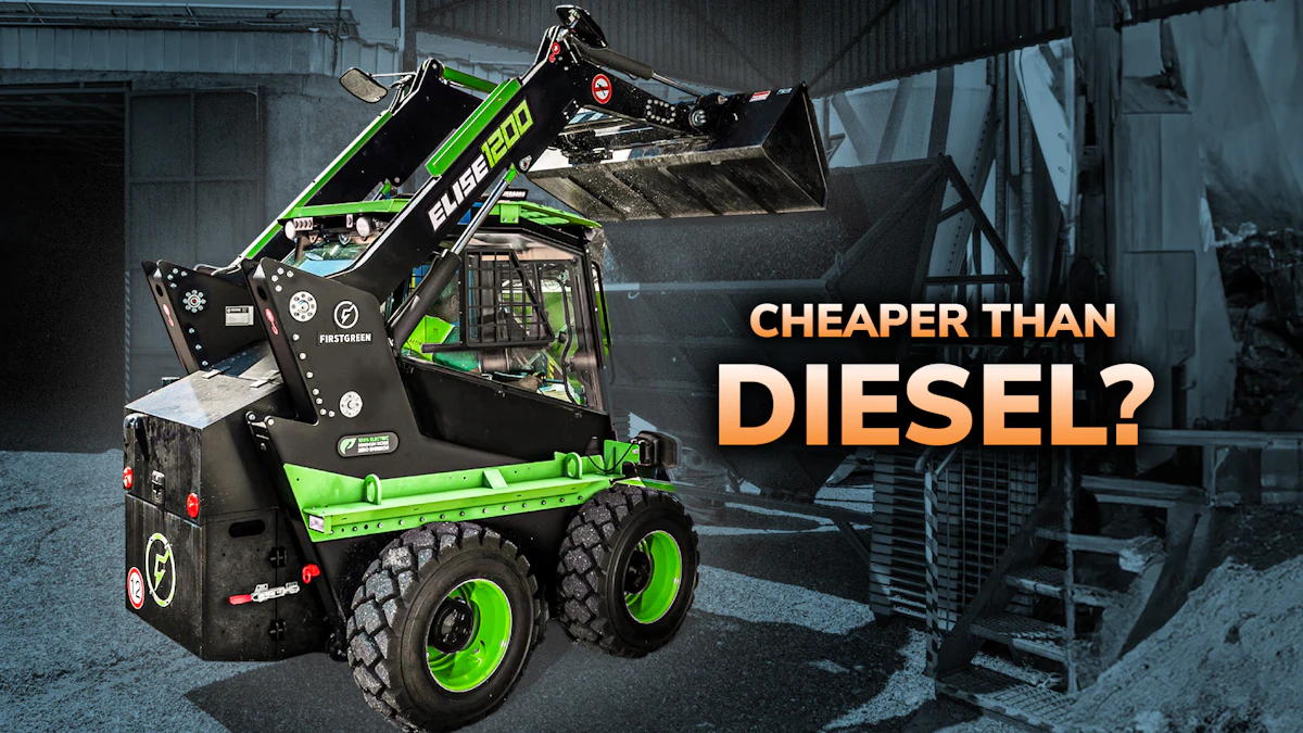 Firstgreen Industries' Strongest Electric Skid Steer Loader, the Elise ...