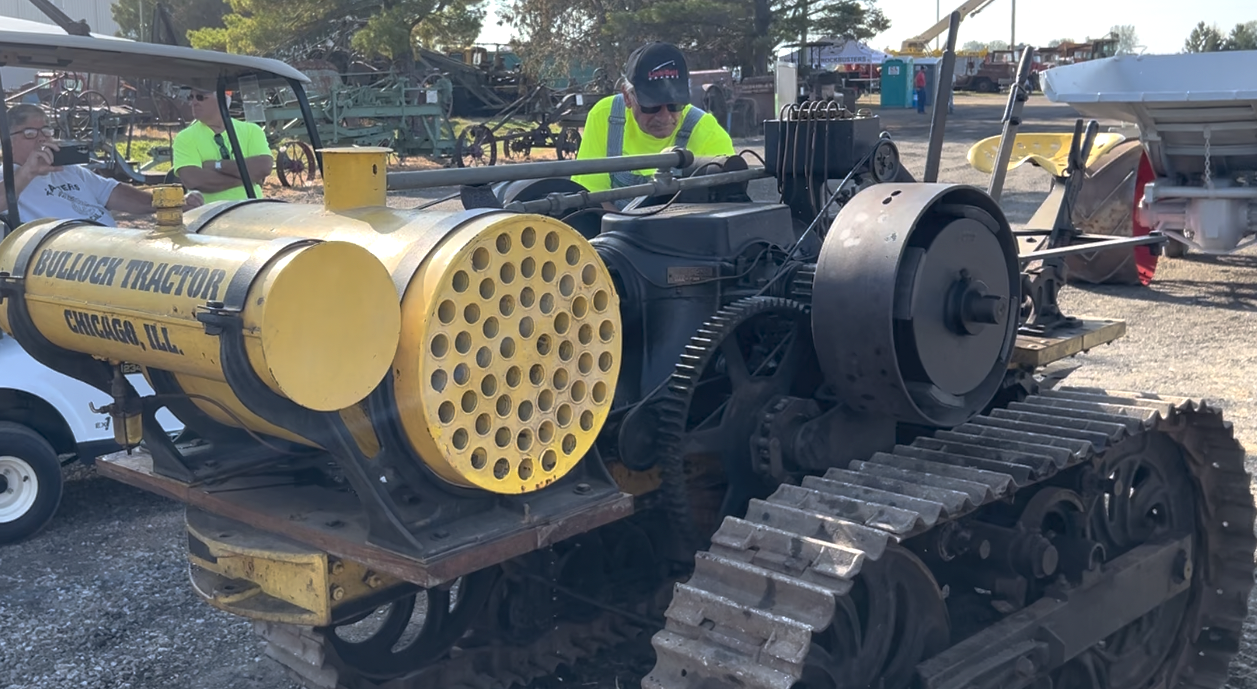 Video: 1913 Bullock “Creeping Grip” Tractor with Heer Engine ...