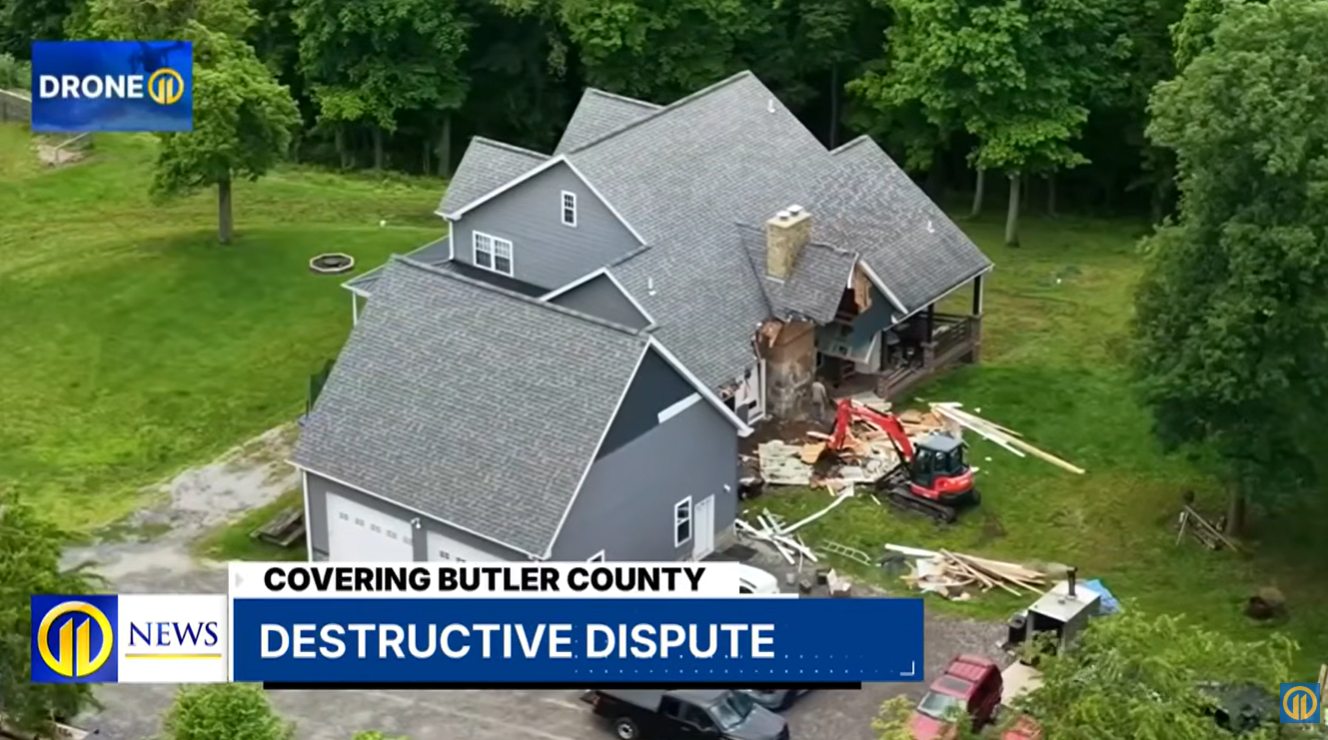 Man Uses Excavator to Demolish Home During Divorce Fight | Equipment World
